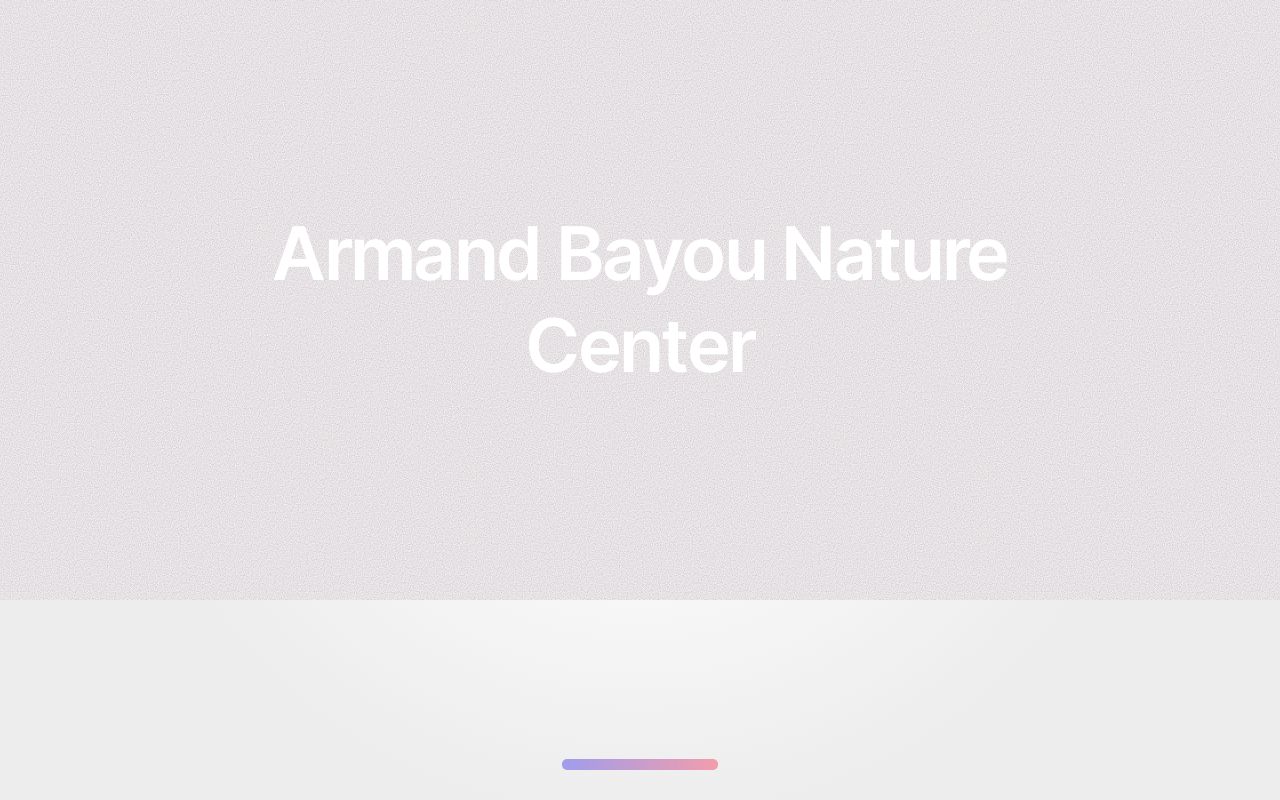 Armand Bayou Nature Center
